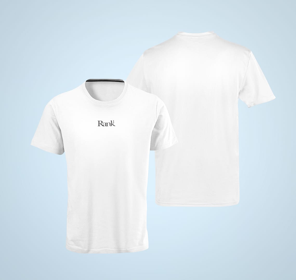 RANK1 - Retro White T-shirt | Artist Fanshop