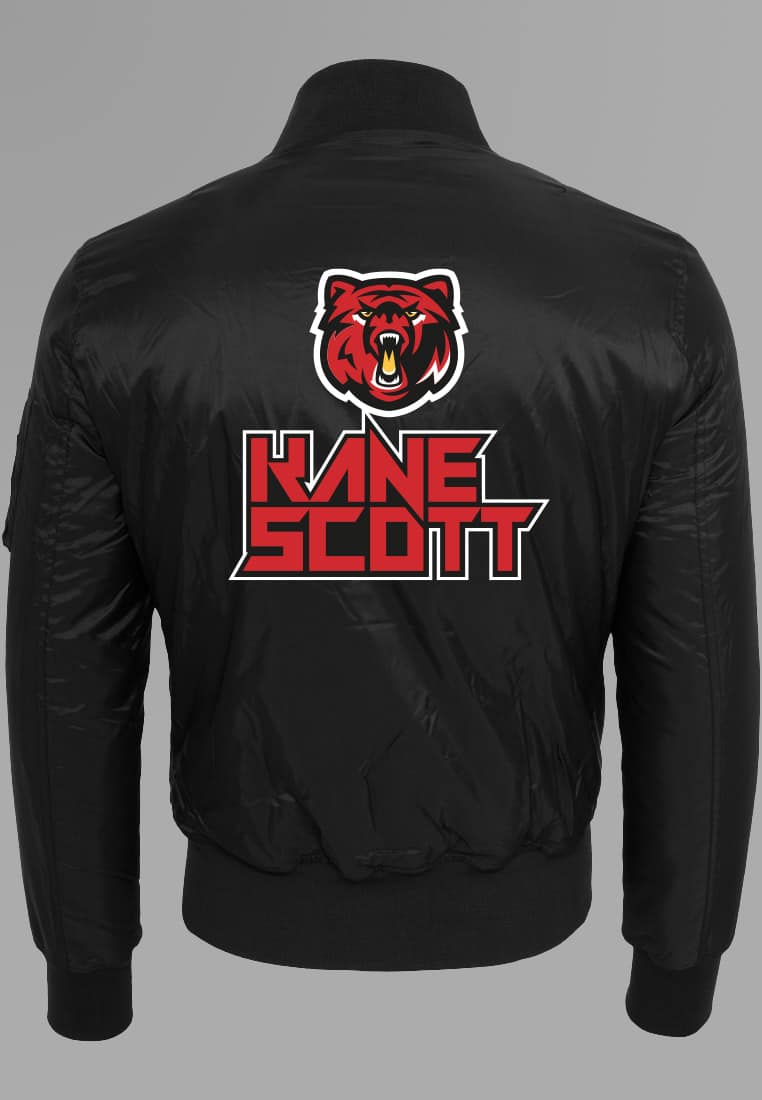 KANE SCOTT - Bomberjacket Male, With Bear Logo | Artist Fanshop